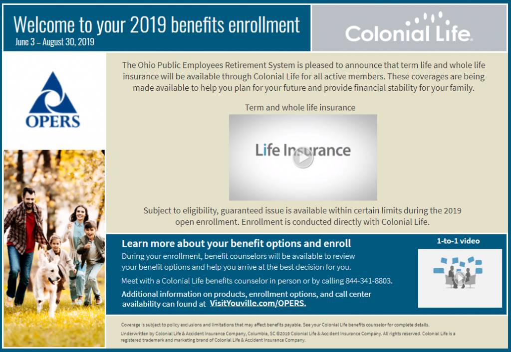 Life insurance available to members – PERSpective